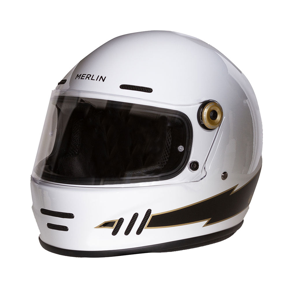 Merlin Helmet Revival Flash Optic White – Contact Patch Performance Tyres