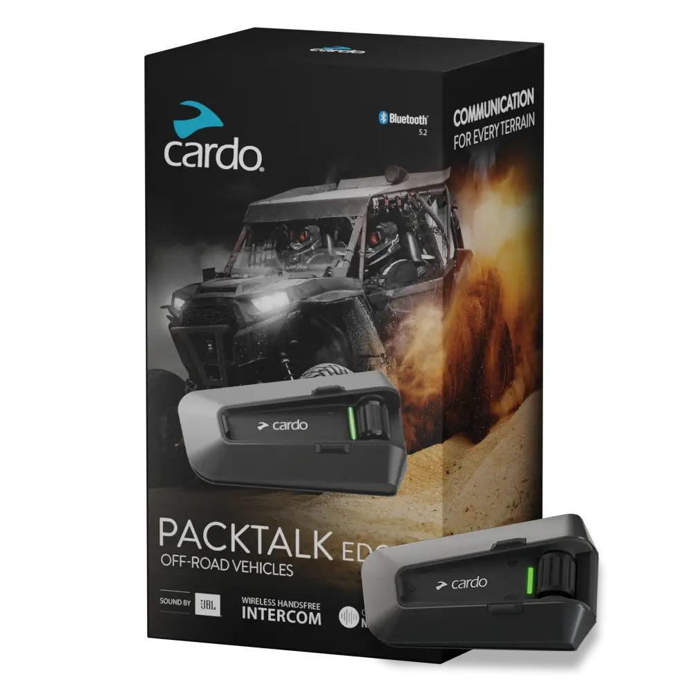 CARDO PACKTALK EDGE SINGLE – ORV – Contact Patch Performance Tyres
